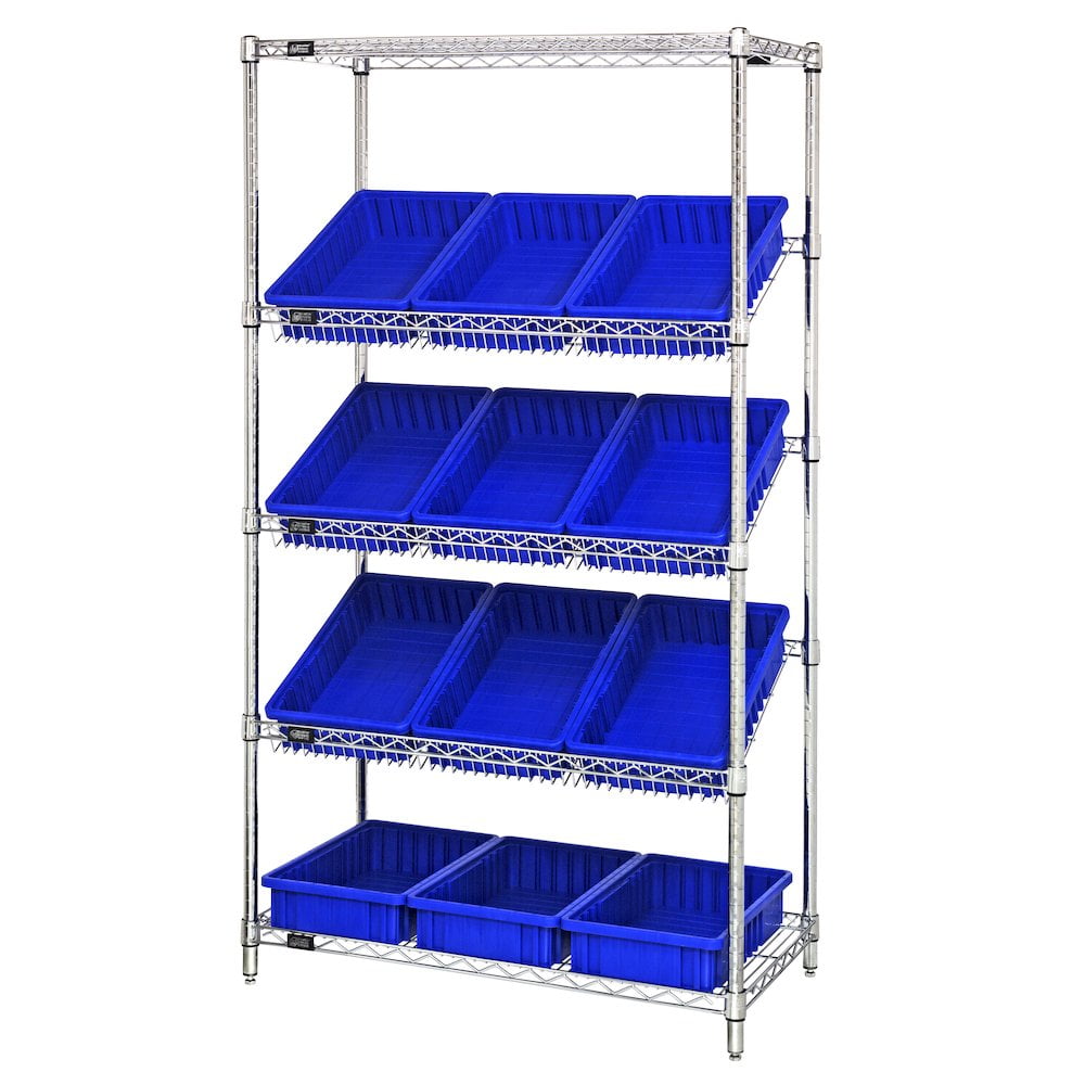 Quantum Storage Systems Merchandising and Display Rack/Cart in Carbon ...