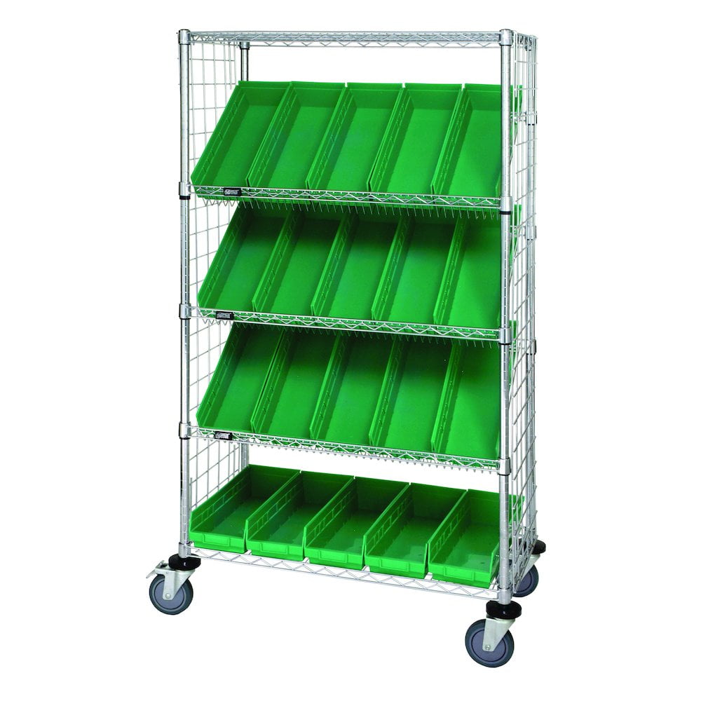 Quantum Storage Systems Merchandising and Display Rack/Cart in Carbon ...