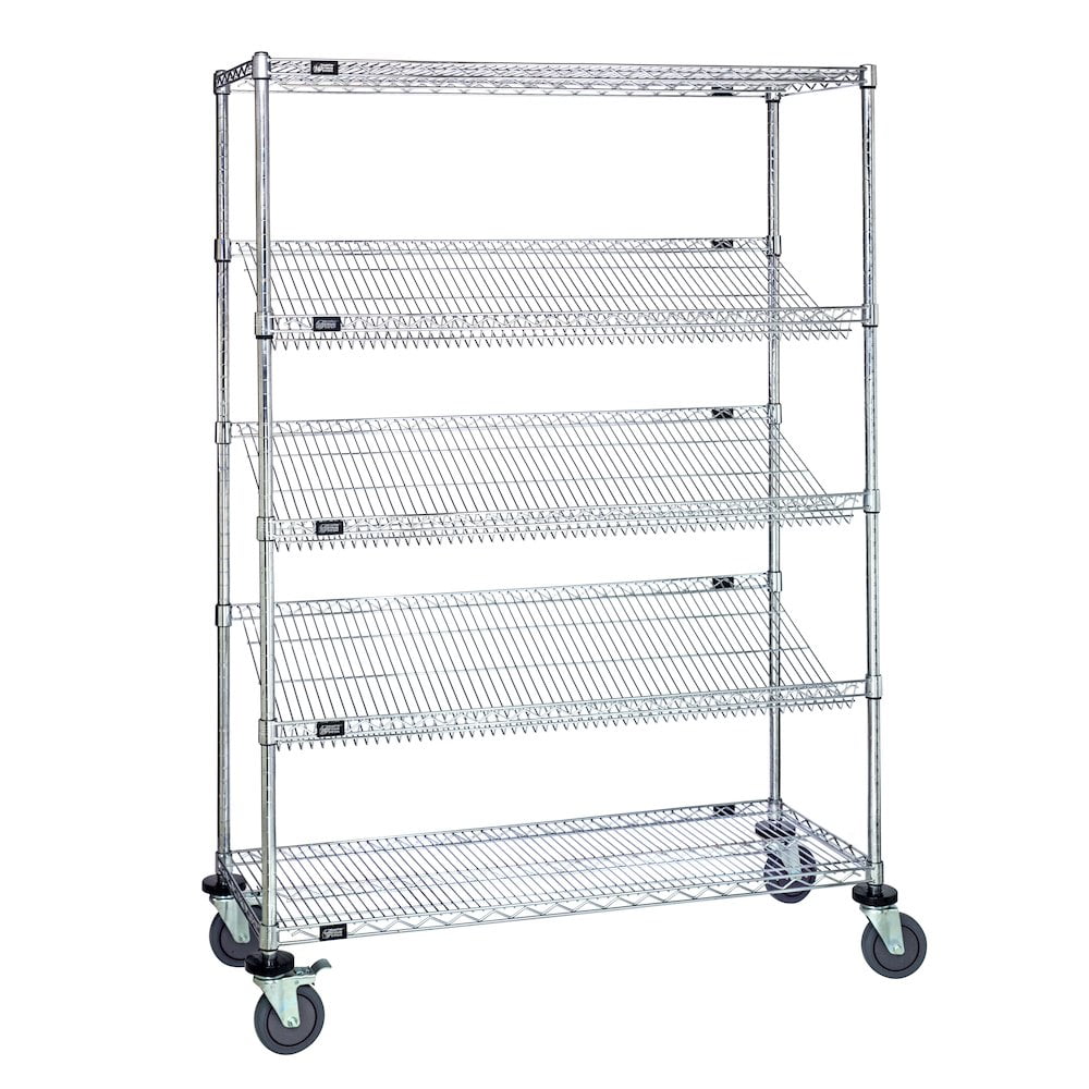 Quantum Storage Systems Merchandising and Display Rack/Cart in Carbon ...