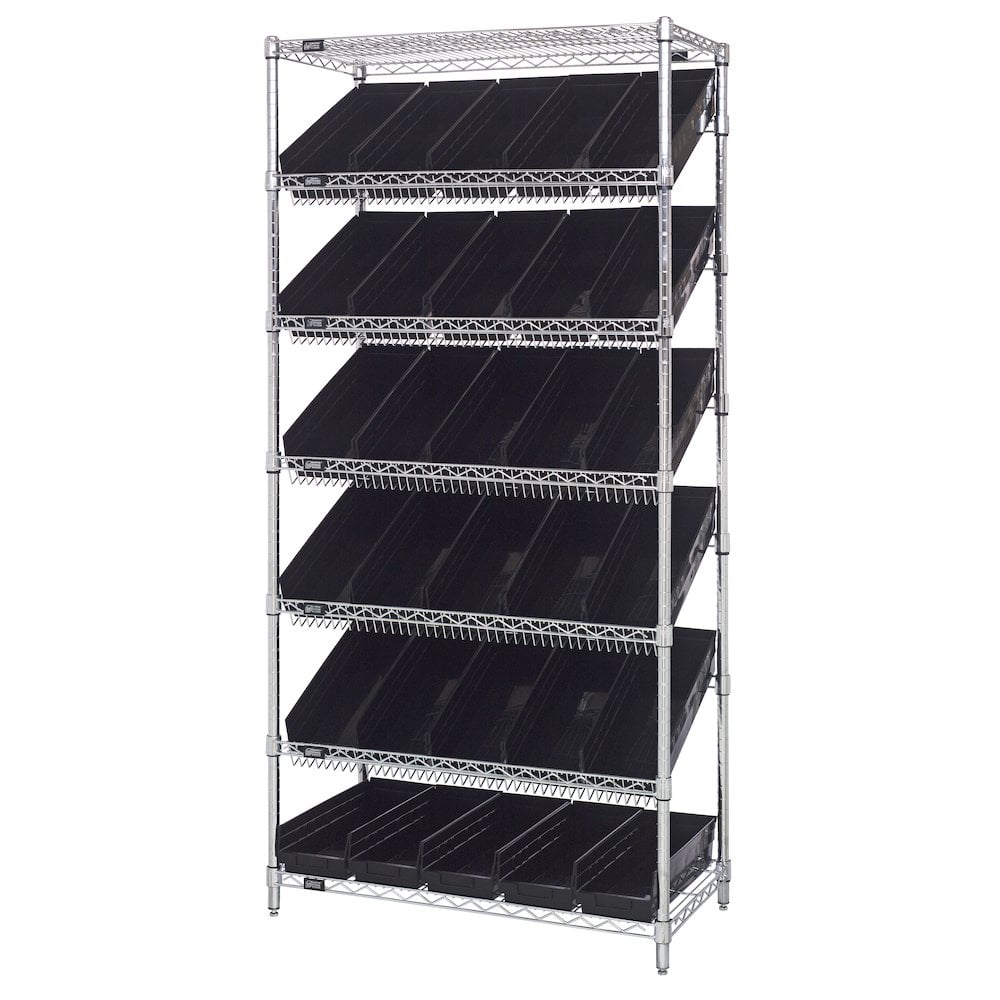 Quantum Storage Systems Merchandising and Display Rack/Cart in Carbon ...