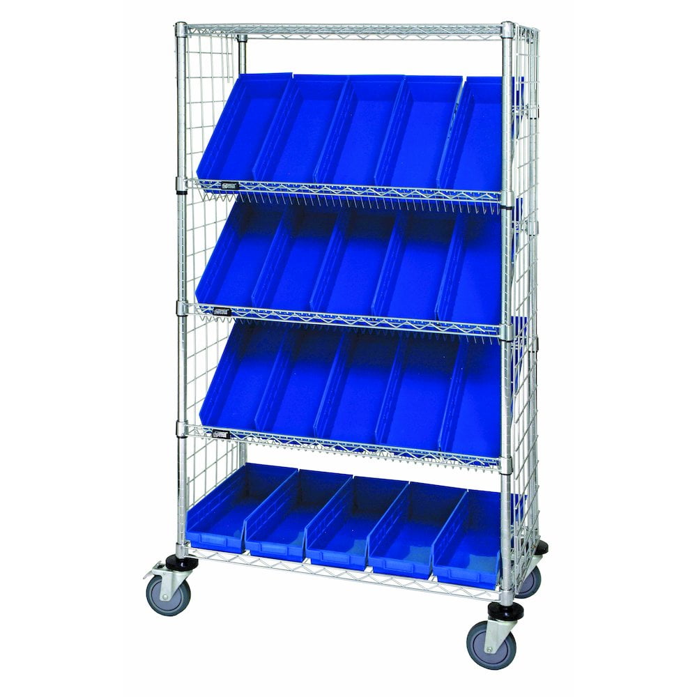 Quantum Storage Systems Merchandising and Display Rack/Cart in Carbon ...