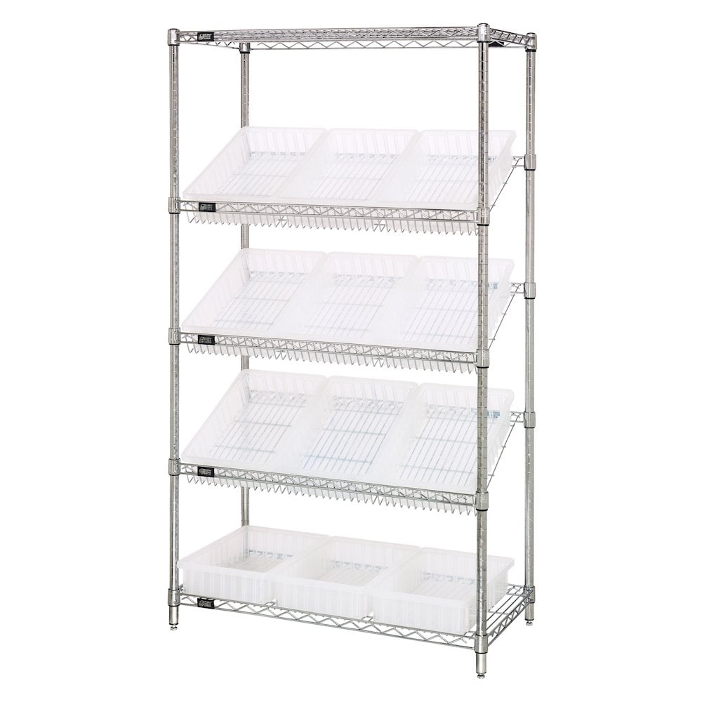 Quantum Storage Systems Merchandising and Display Rack/Cart in Carbon ...