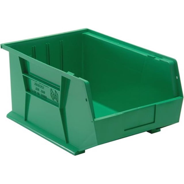 Quantum Storage Systems Hang and Stack Bin,Green,PP,8 in QUS255GN ...