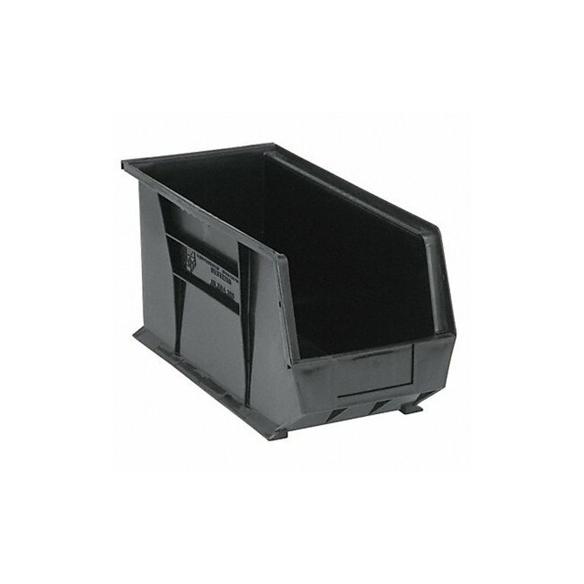 Quantum Storage Systems Hang and Stack Bin,Black,PP,9 in QUS265BK ...