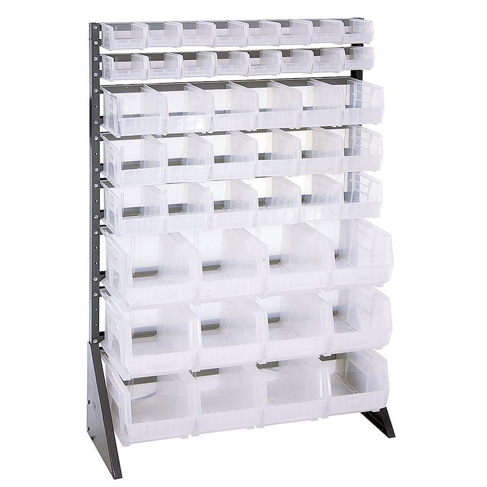 Quantum Storage Systems Rail Rack System in Carbon Steel Material, Gray ...