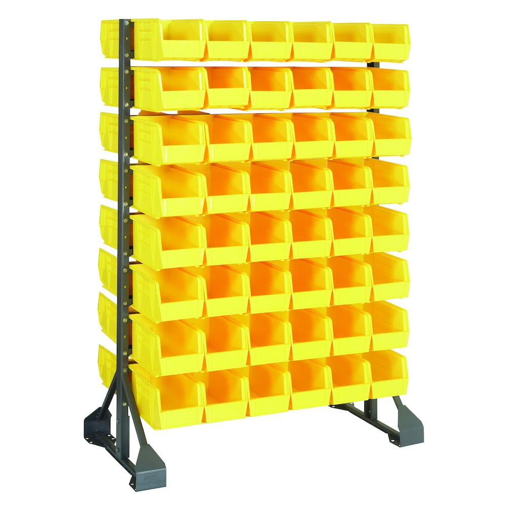 Quantum Storage Systems Rail Rack System in Carbon Steel Material, Gray ...