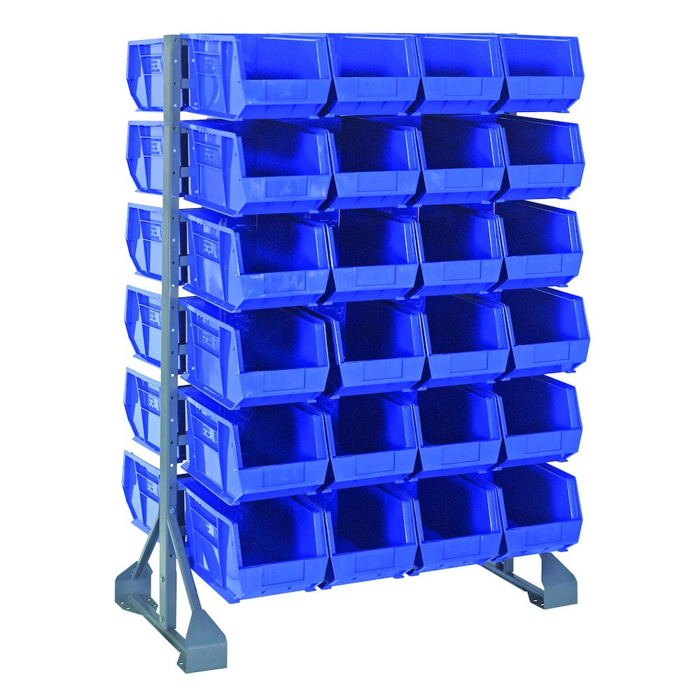 Quantum Storage Systems Rail Rack System in Carbon Steel Material, Gray ...