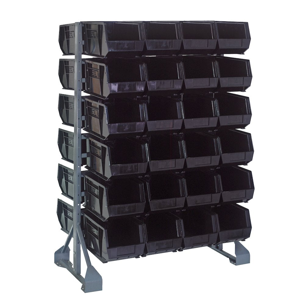 Quantum Storage Systems Rail Rack System in Carbon Steel Material, Gray ...