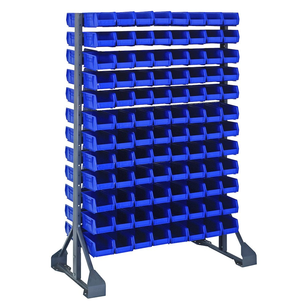 Quantum Storage Systems Rail Rack System in Carbon Steel Material, Gray ...