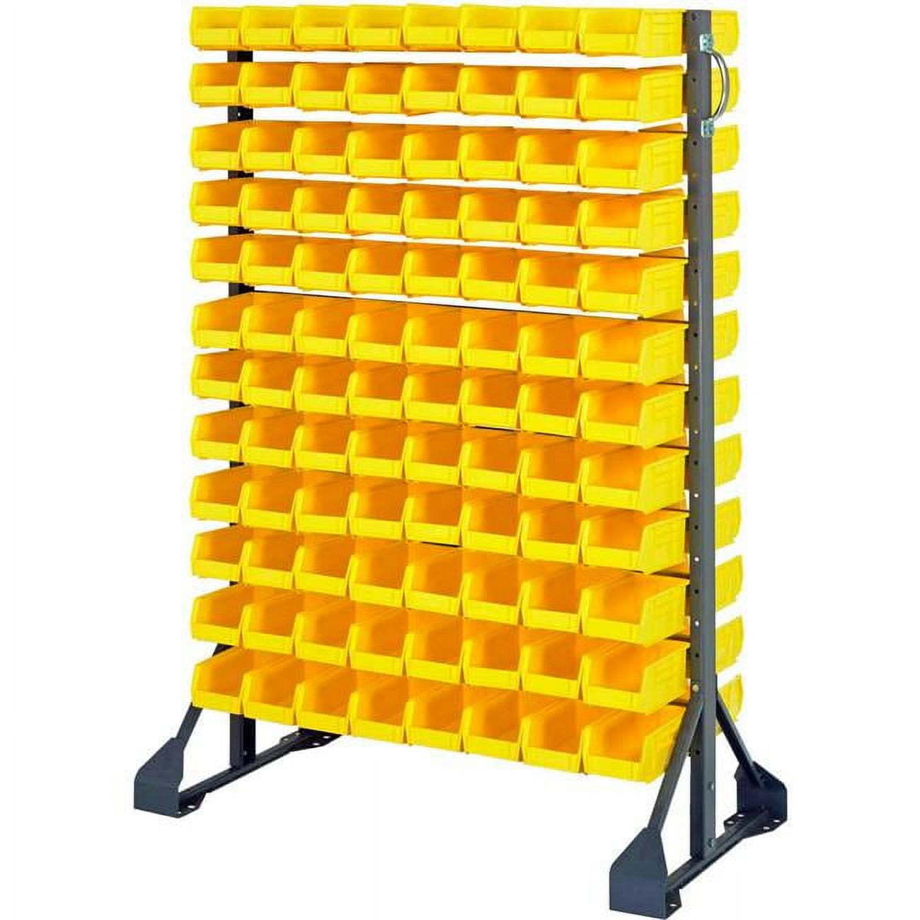 Quantum Storage Systems QRU-12D-220-192YL Solid Double Sided Rail Bins ...
