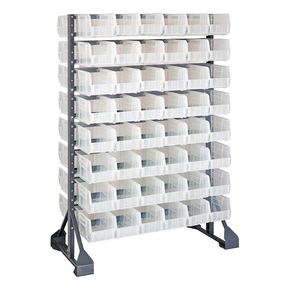 Quantum Storage Systems Rail Rack System in Carbon Steel Material, Gray ...