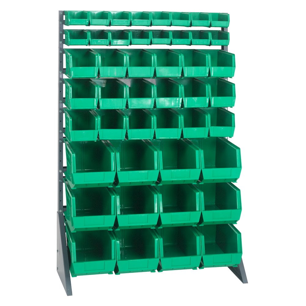 Quantum Storage Systems Rail Rack System in Carbon Steel Material, Gray ...