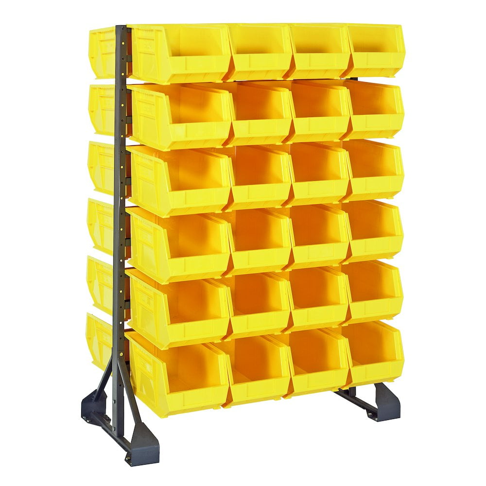 Quantum Storage Systems Rail Rack System in Carbon Steel Material, Gray ...