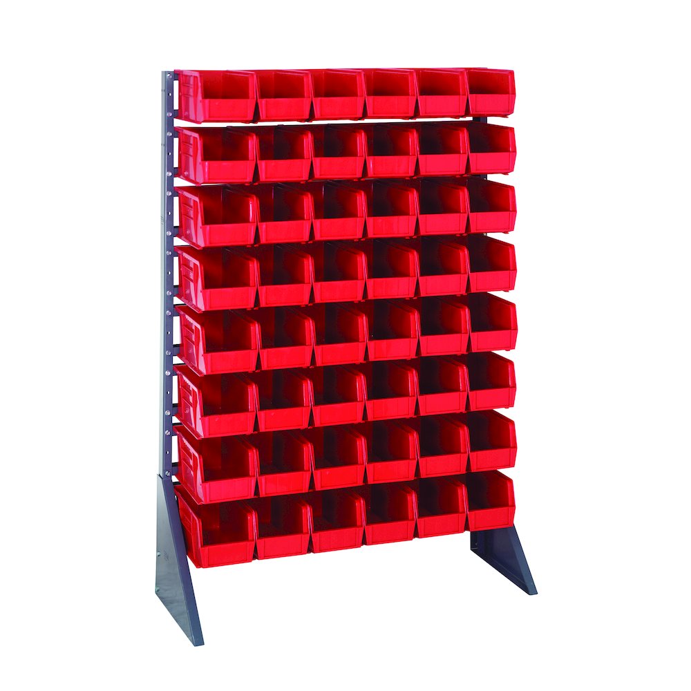Rail Rack, single sided, 36"L x 15"W x 53"H, 600 lbs load capacity ...