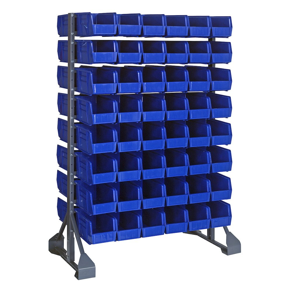 Quantum Storage Systems Rail Rack System in Carbon Steel Material, Gray ...