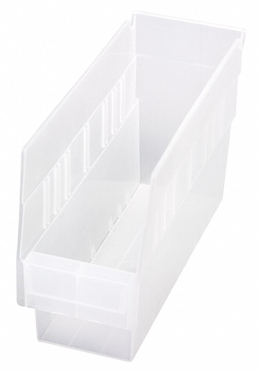 Quantum Storage Systems Shelf Bin,Clear,Polypropylene,6 in QSB201CL ...