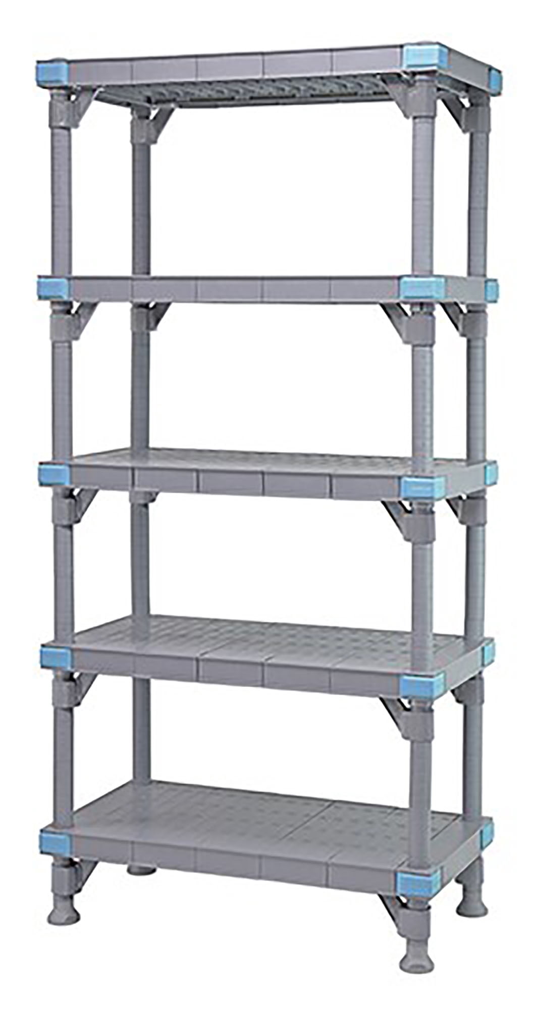 Quantum Storage Systems Millenia Shelving Unit, 30"W x 18"D x 62"H, 5 ...