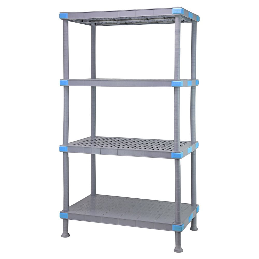 Quantum Storage Systems Shelving Unit, All Plastic in Polypropylene/ABS ...