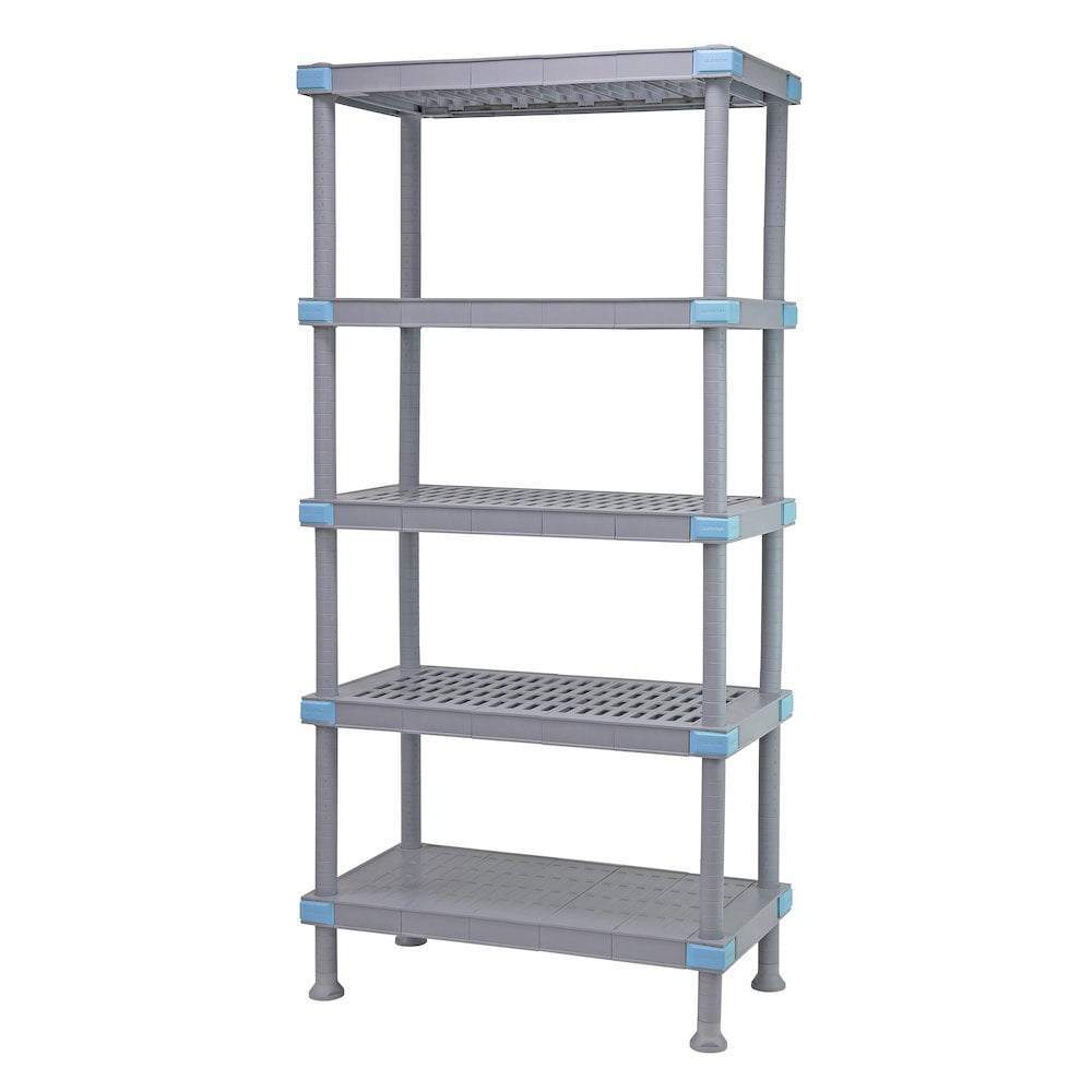 Quantum Storage Systems Shelving Unit, All Plastic in Polypropylene/ABS ...