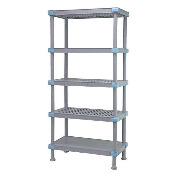 Quantum Storage Systems Shelving Unit, All Plastic in Polypropylene/ABS ...