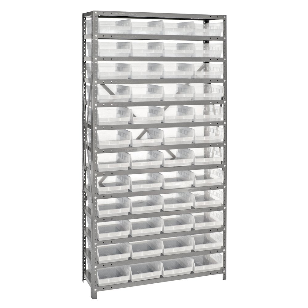 Quantum Storage Systems Shelving Unit, Solid in Carbon Steel Material ...