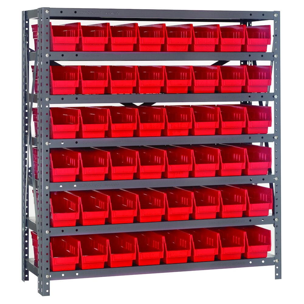 Quantum Storage Systems Shelving Unit, Solid in Carbon Steel Material ...