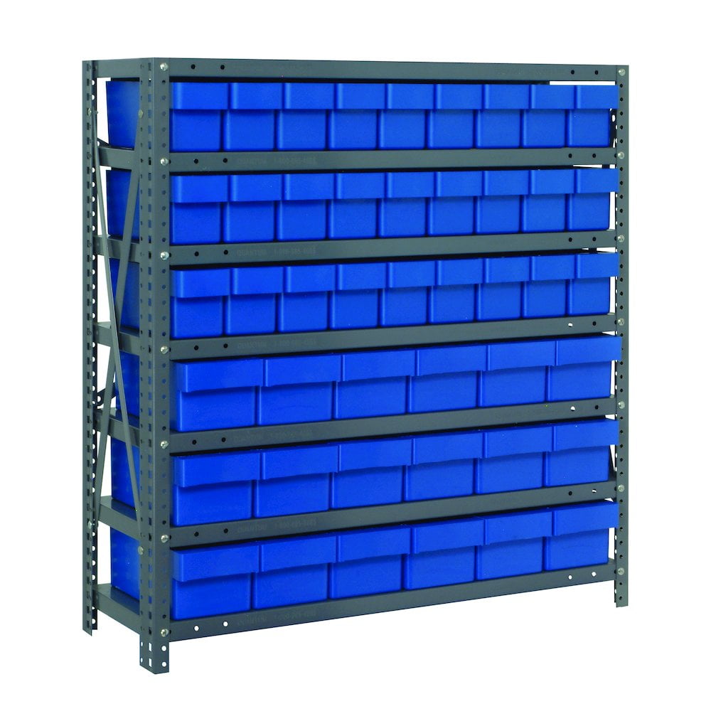 Quantum Storage Systems Shelving Unit, Solid in Carbon Steel Material ...