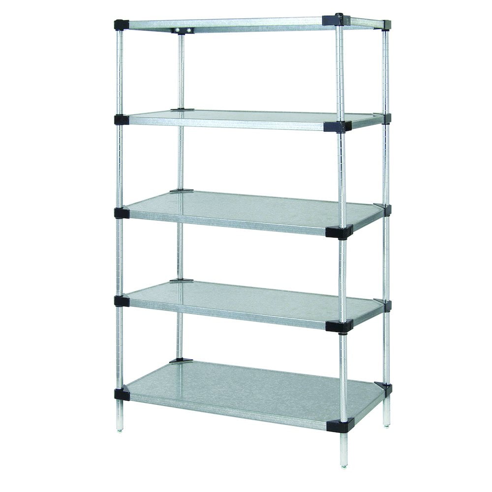 Quantum Storage Systems Shelving Unit, Solid in Carbon Steel Material ...