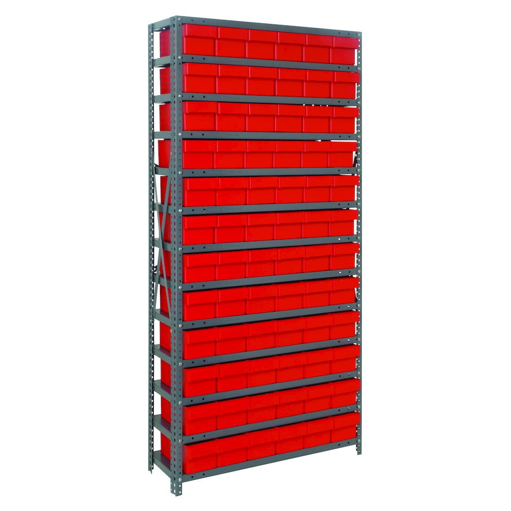 Quantum Storage Systems Shelving Unit, Solid in Carbon Steel Material ...