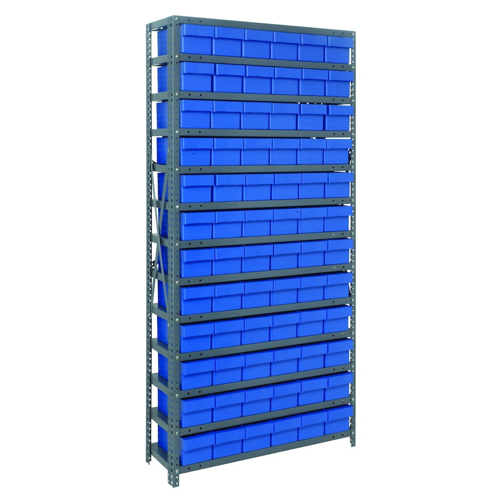 Quantum Storage Systems Shelving Unit, Solid in Carbon Steel Material ...