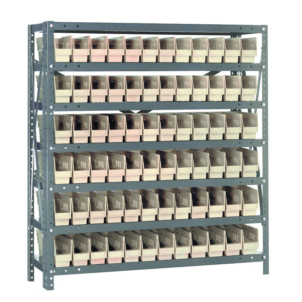 Quantum Storage Systems Shelving Unit, Solid in Carbon Steel Material ...