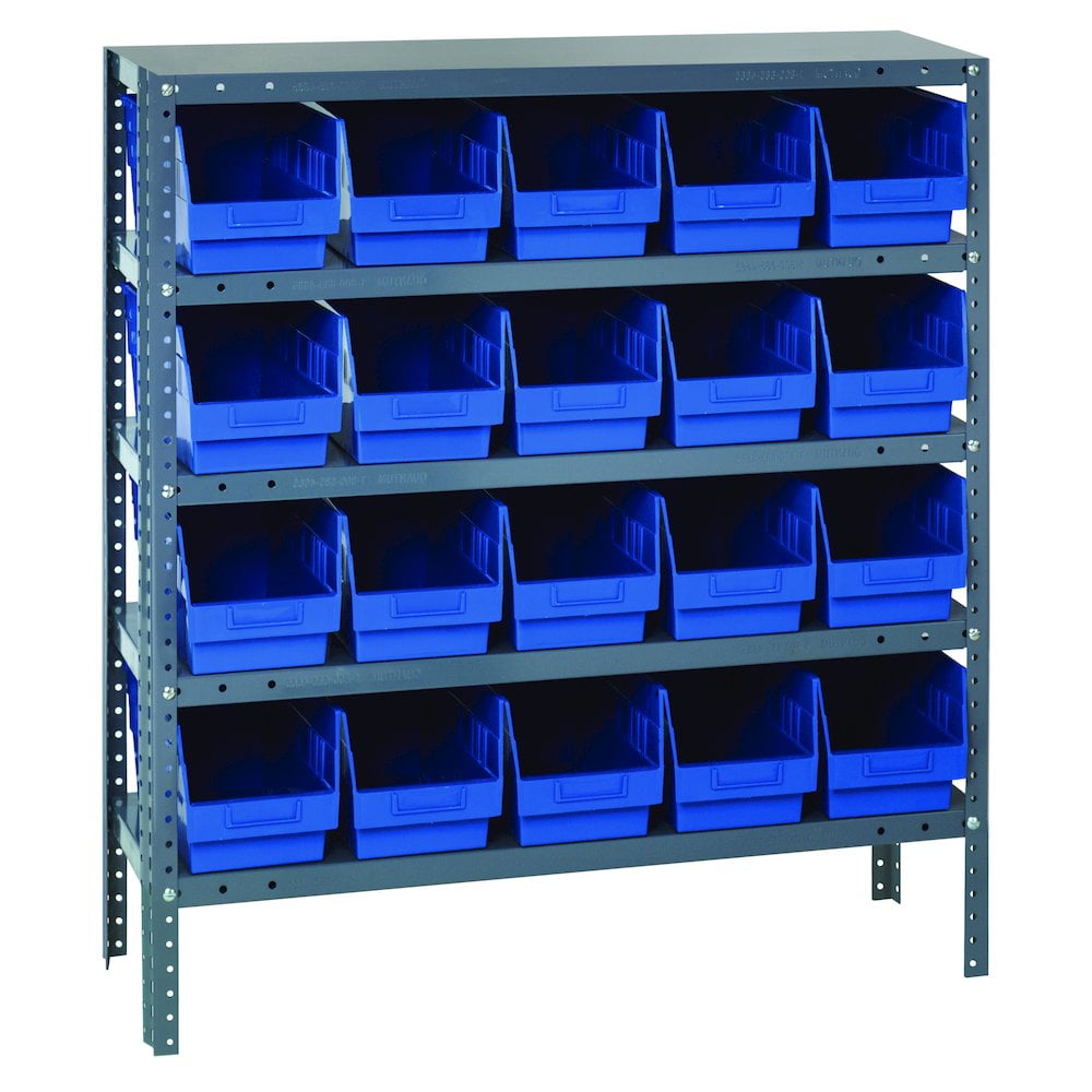 Quantum Storage Systems 268988BL 1239-202 Steel Shelving with 20 6 in ...