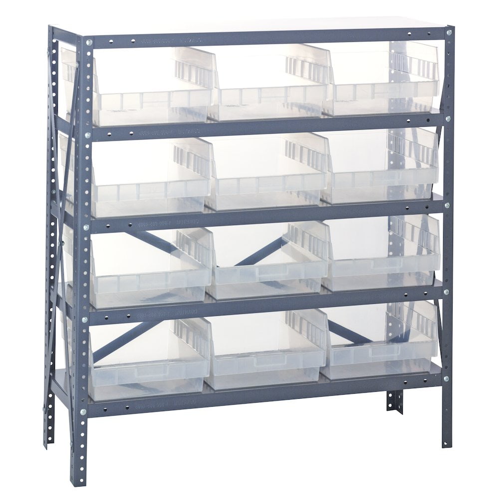 Quantum Storage Systems Shelving Unit, Solid in Carbon Steel Material ...