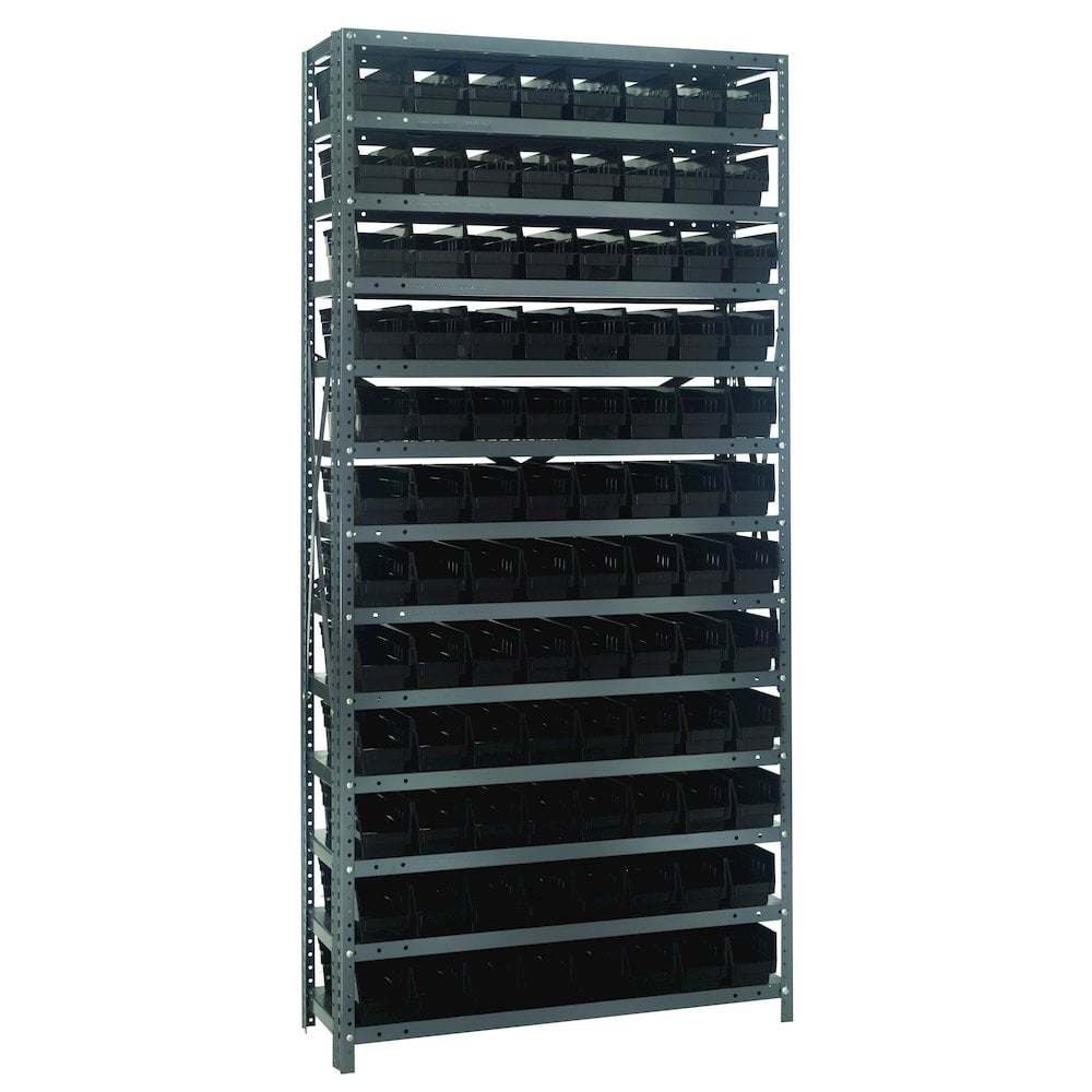 Quantum Storage Systems Shelving Unit, Solid in Carbon Steel Material ...