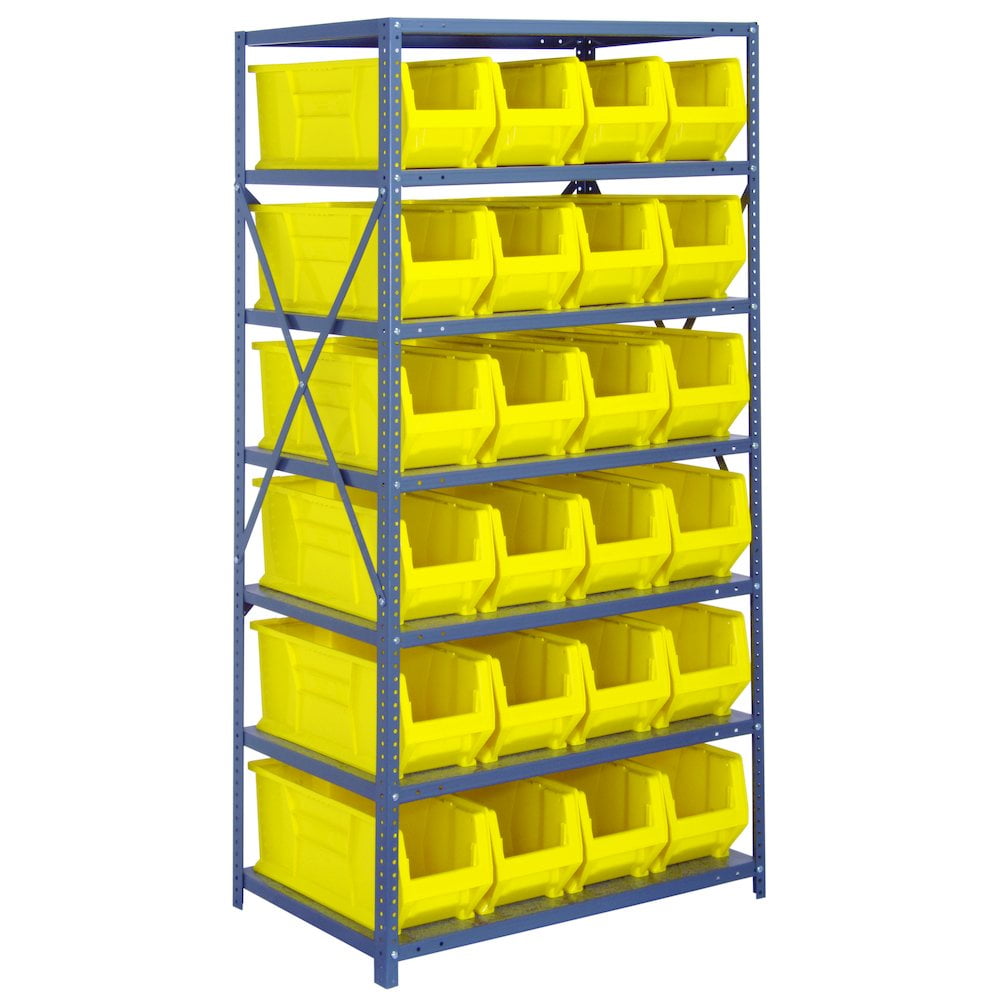 Quantum Storage Systems Shelving Unit, Solid in Carbon Steel Material ...
