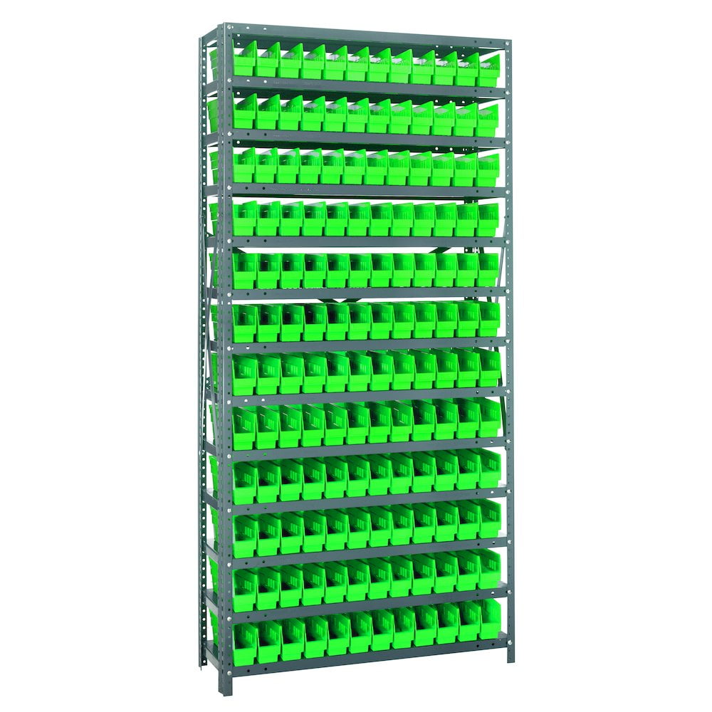 Quantum Storage Systems Shelving Unit, Solid in Carbon Steel Material ...