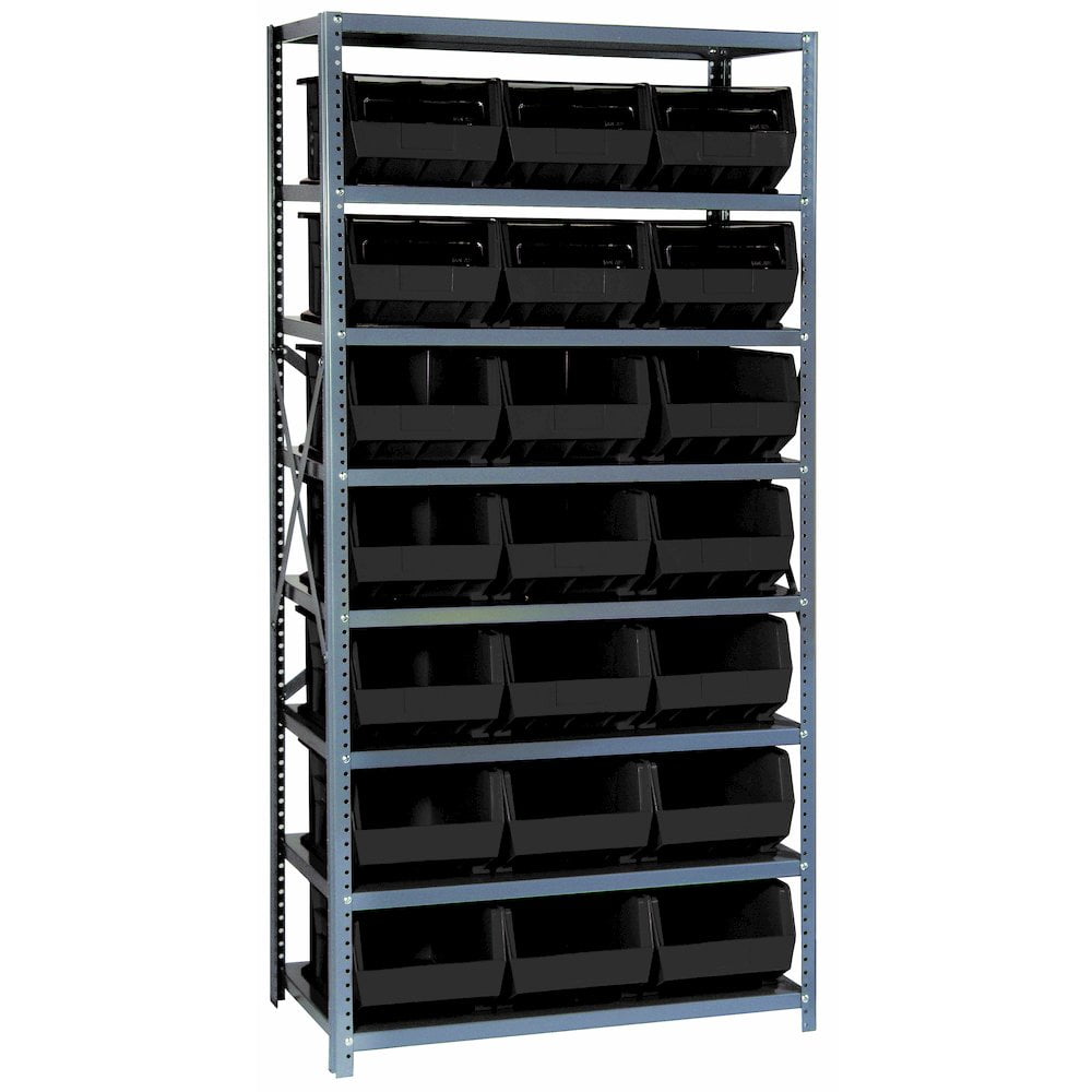 Quantum Storage Systems Shelving Unit, Solid in Carbon Steel Material ...