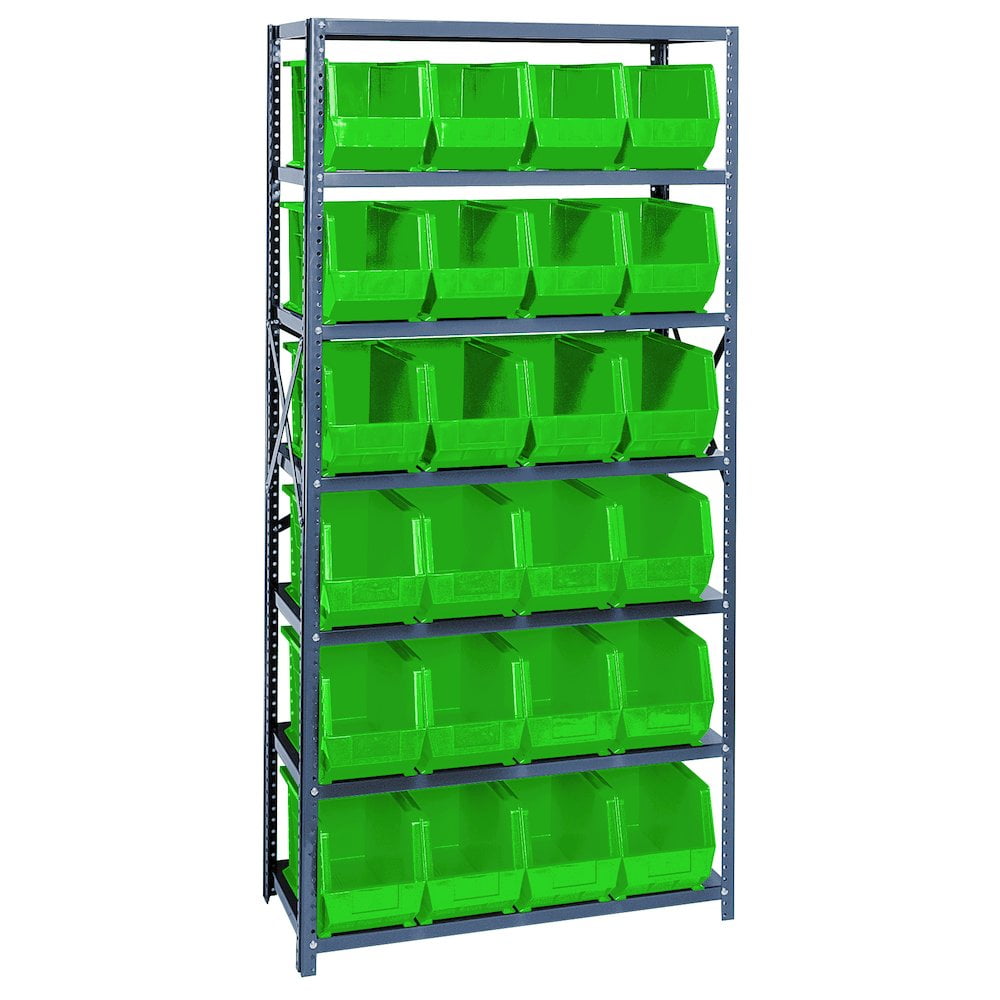 Quantum Storage Systems Shelving Unit, Solid in Carbon Steel Material ...