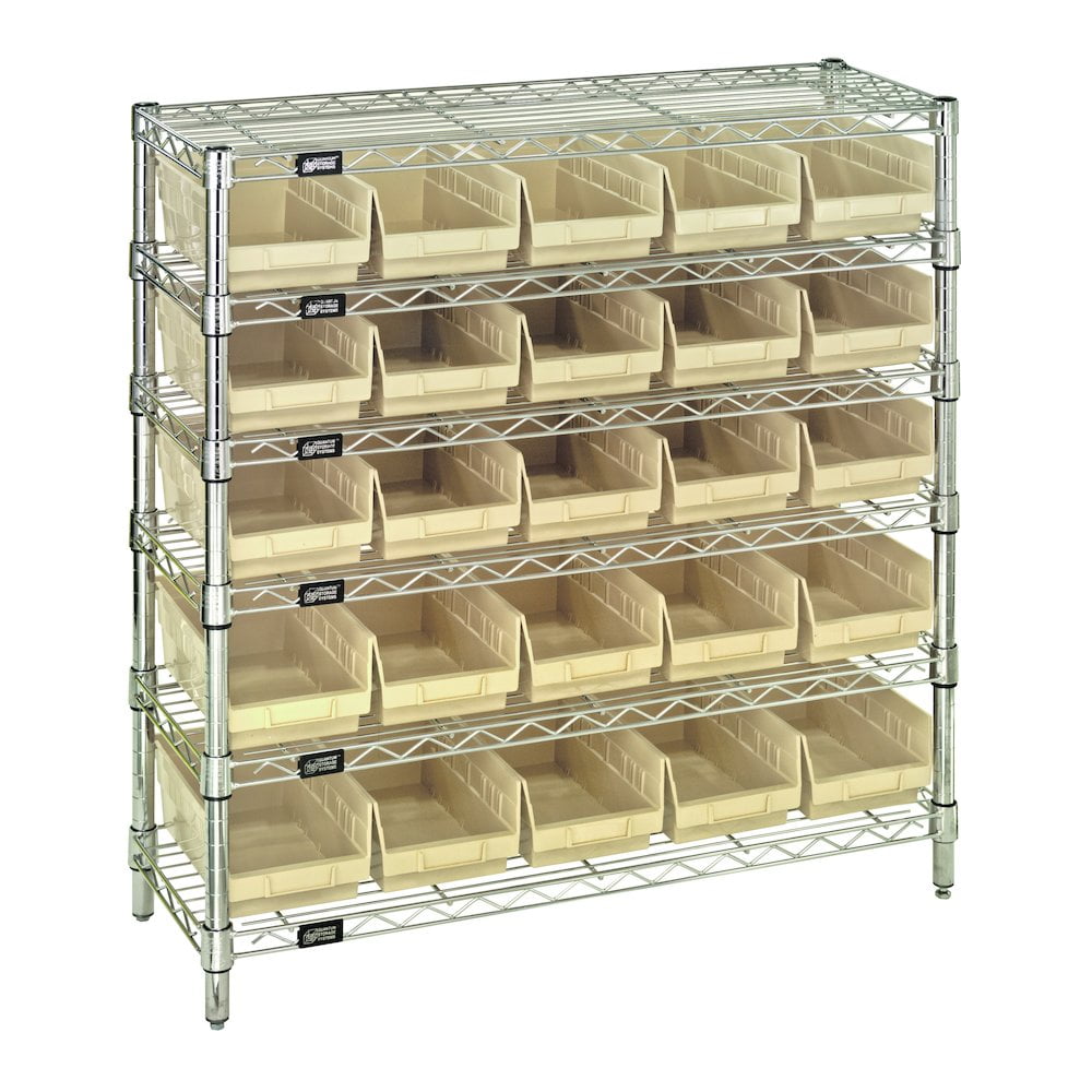 Quantum Storage Systems Shelving Unit, Wire in Carbon Steel Material ...