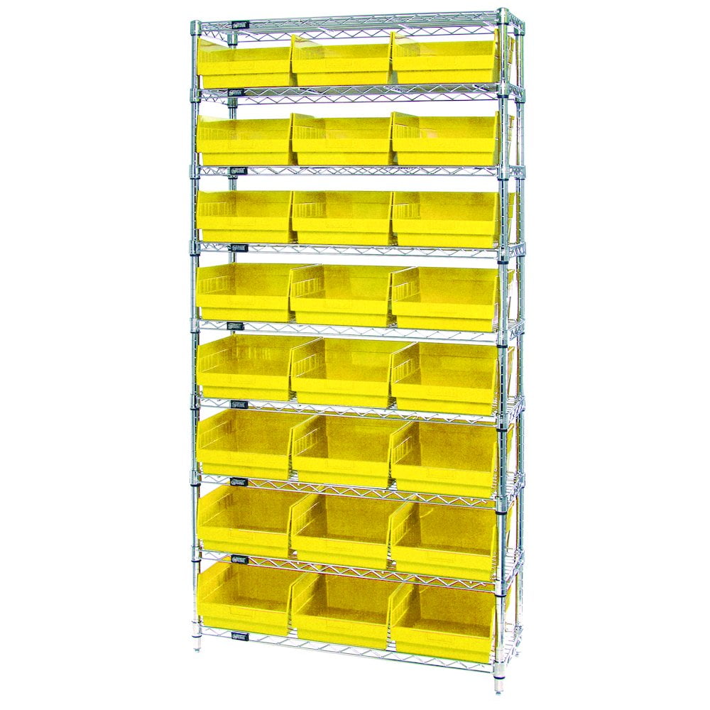 Quantum Storage Systems Shelving Unit, Wire in Carbon Steel Material ...