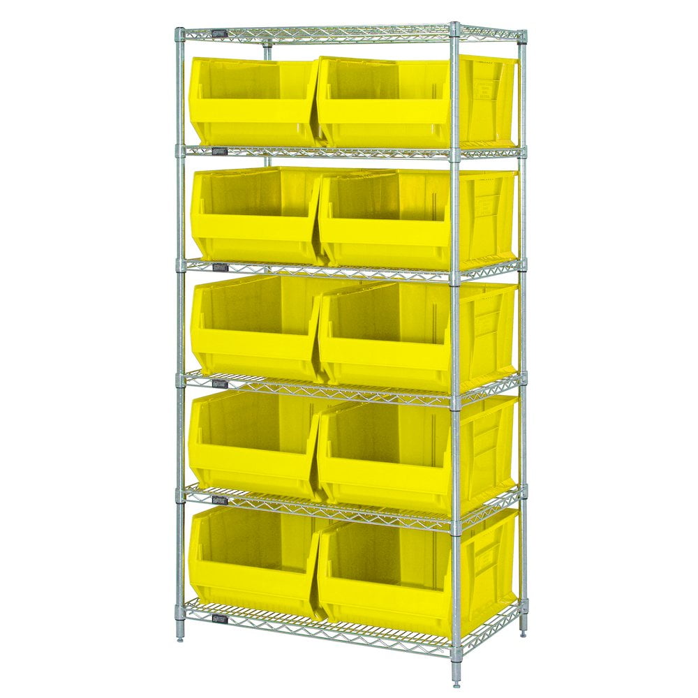 Quantum Storage Systems Shelving Unit, Wire in Carbon Steel Material ...