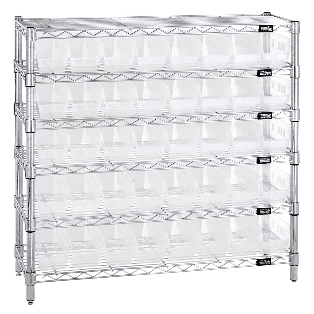 Quantum Storage Systems Shelving Unit, Wire in Carbon Steel Material ...