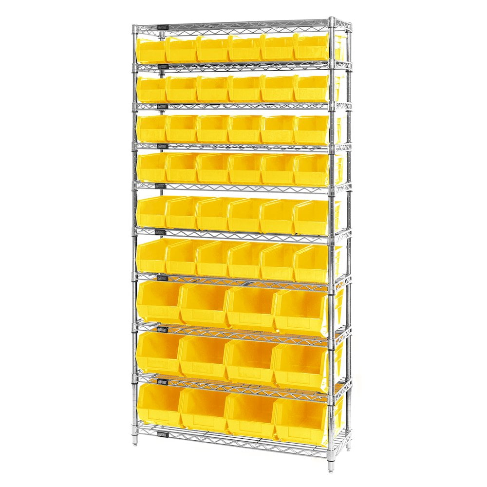 Quantum Storage Systems Shelving Unit, Wire in Carbon Steel Material ...