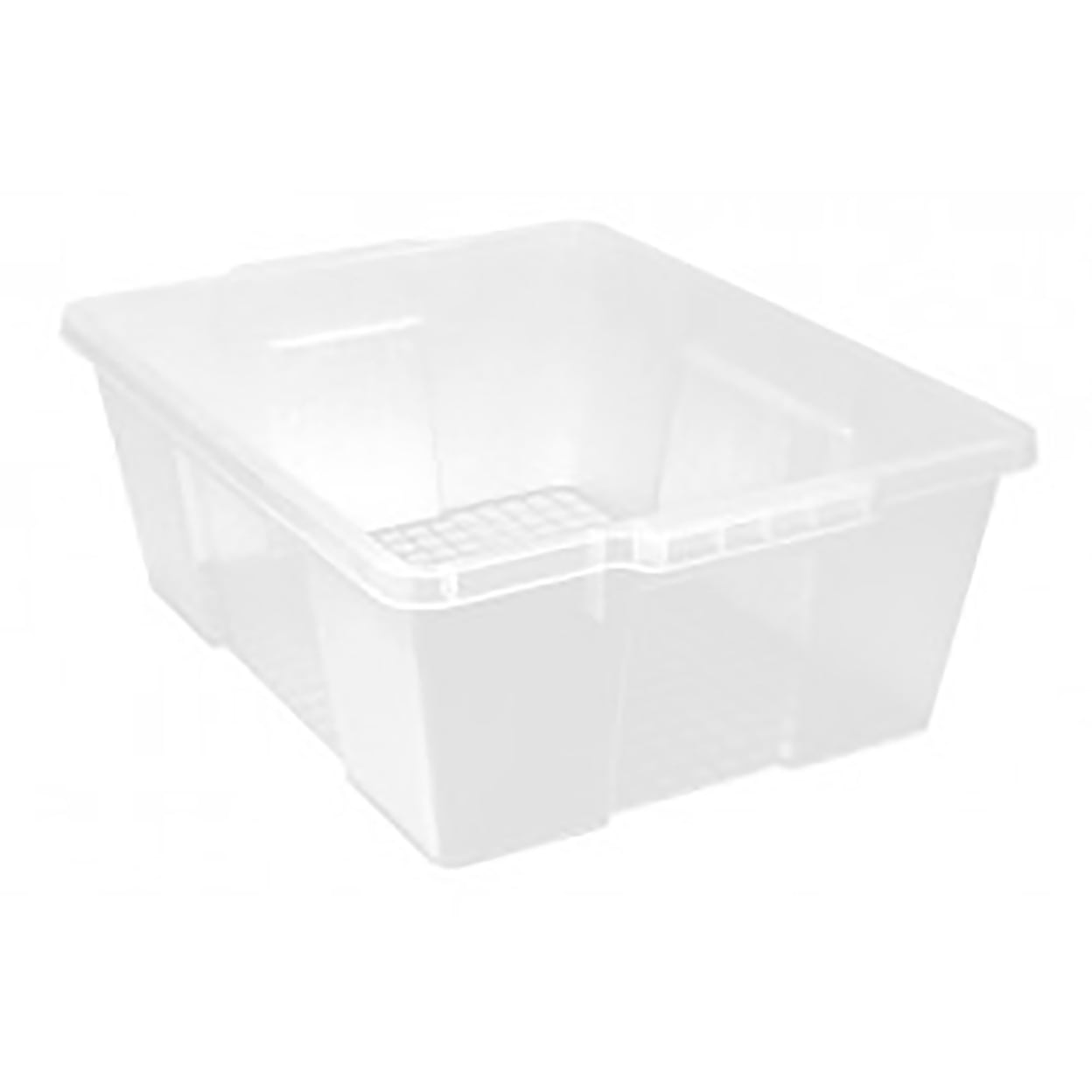 Quantum Storage Systems Stackable Polypropylene Latch Container Bin, 21 ...