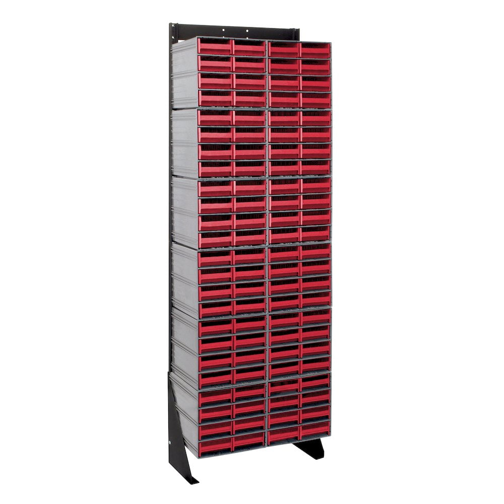 Interlocking Storage Cabinets Floor Stand, single sided, 12"D x 23-5/8 ...