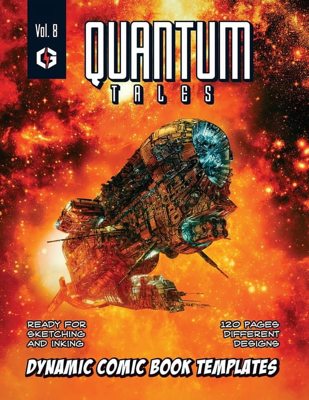 Quantum Tales Volume 8 : Dynamic Comic Book Templates (Paperback ...