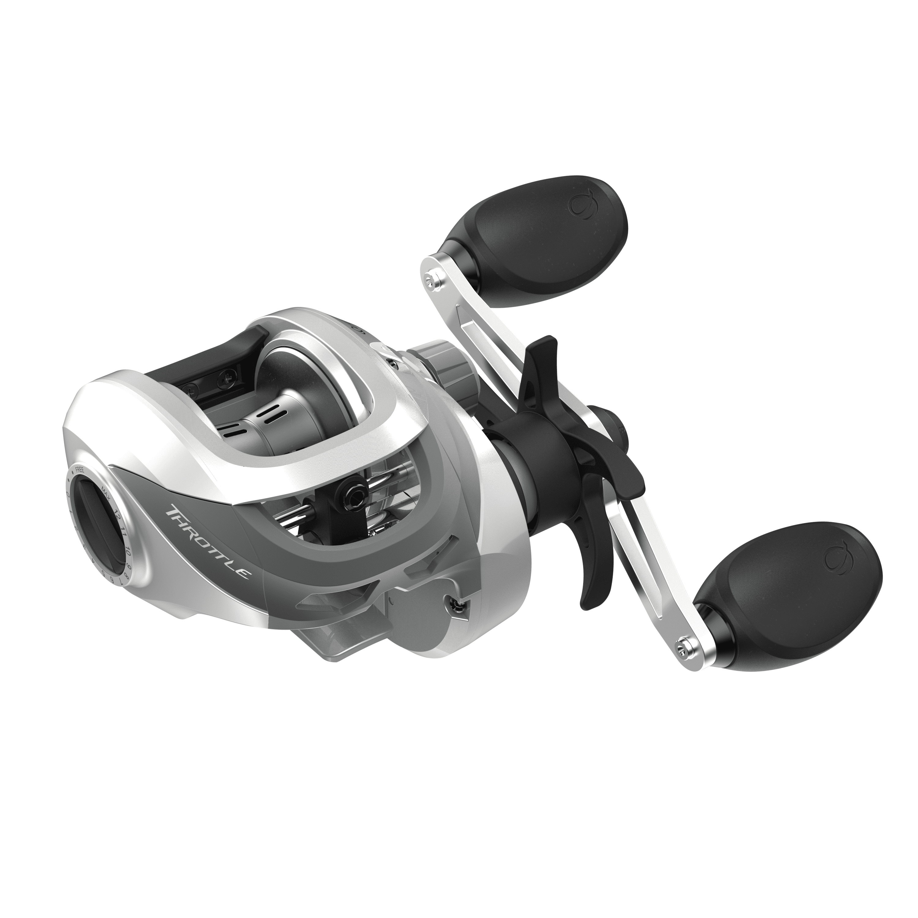 Quantum Throttle Baitcast Fishing Reel, Size 100 Reel, Left-Hand ...