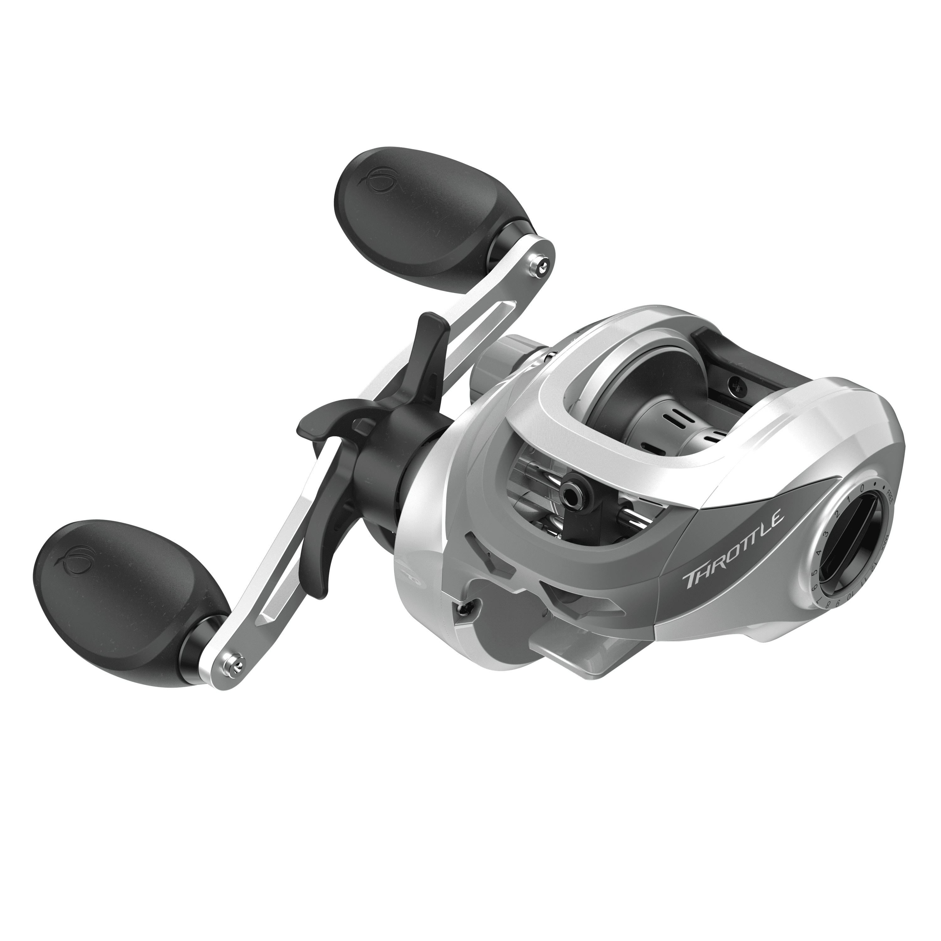 Quantum Throttle Baitcast Fishing Reel, Size 100 Reel, Right-Hand ...