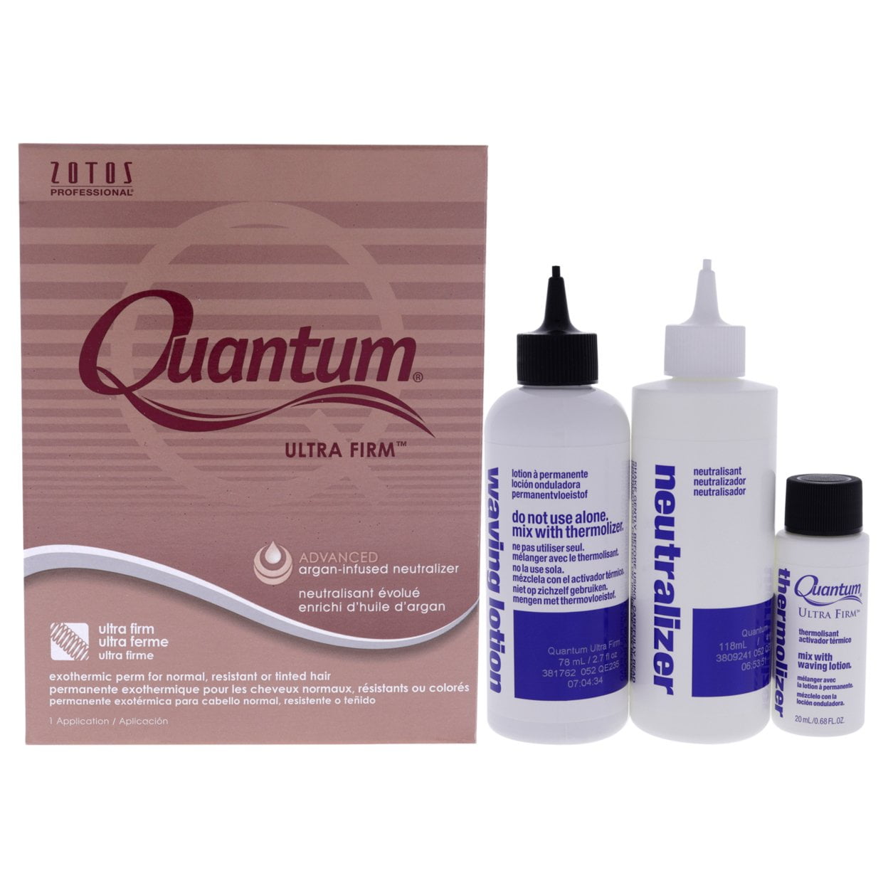 Zotos Quantum Ultra Firm Exothermic Permanent, 1 Application Treatment ...