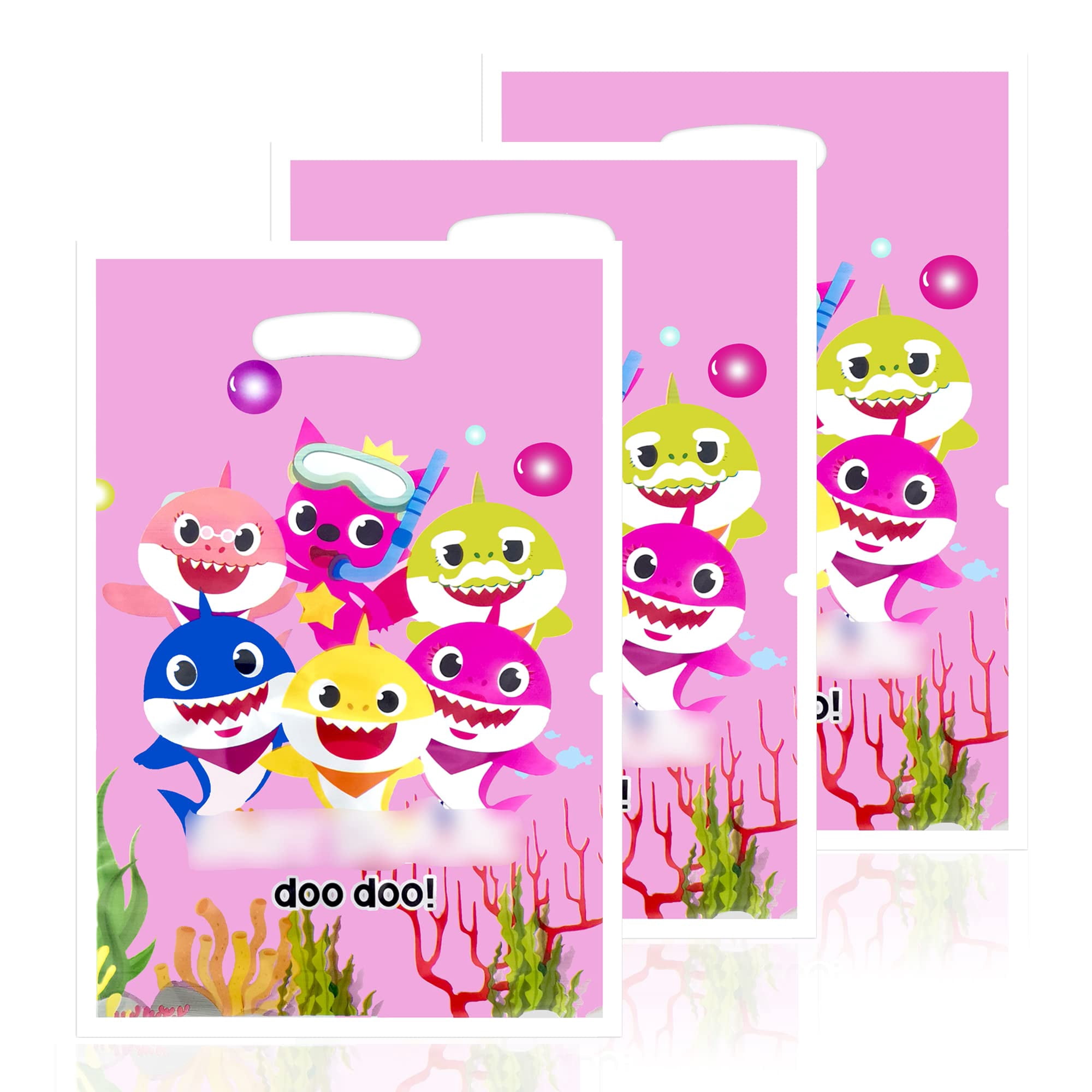 QuantumBliss 40 Pcs Shark SSF20 Party Favor Bags Ocean Themed Gift Bag ...